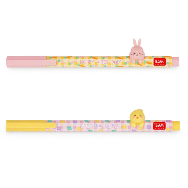 LEGAMI Set di 2 Penne Gel – Hoppy Easter – Edizione Speciale Pasqua ...